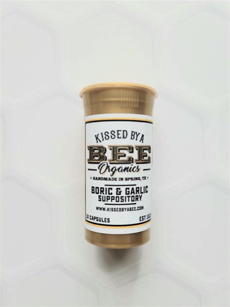 Boric Acid And Garlic Suppositories For Bv And Yeast Infections