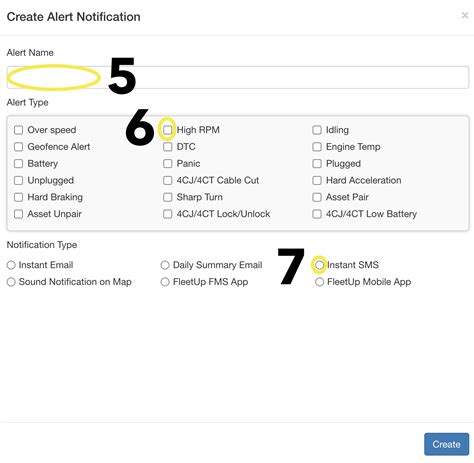 Create A Custom Alert FleetUp