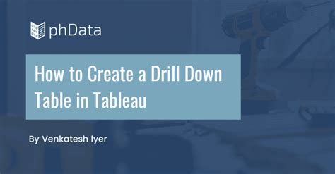 Megan Menth On Linkedin How To Create A Drill Down Table In Tableau