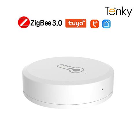 Tenky Tuya Zigbee Smart Temperature And Humidity Sensor Battery Powered