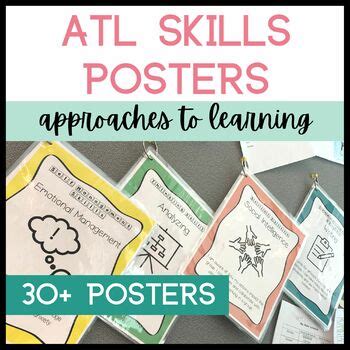 IB PYP Approaches To Learning Posters ATL Skills For Primary Years Programme