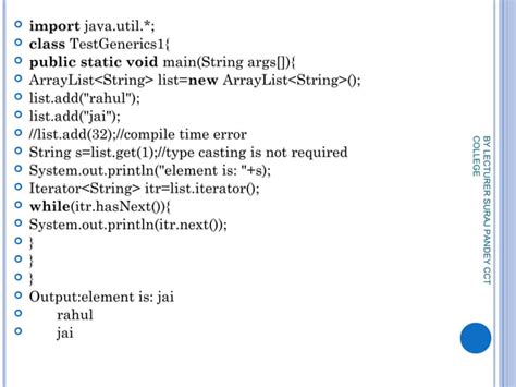 Generics In Java Ppt