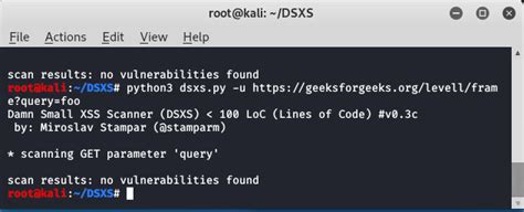 Putain Doutil Xss Scanner Dans Kali Linux Stacklima