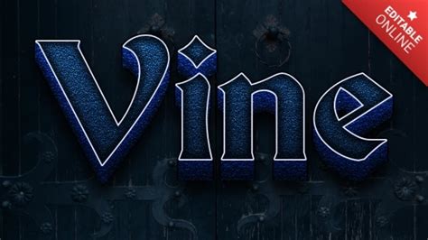 Vine Viking Text Effect Generator