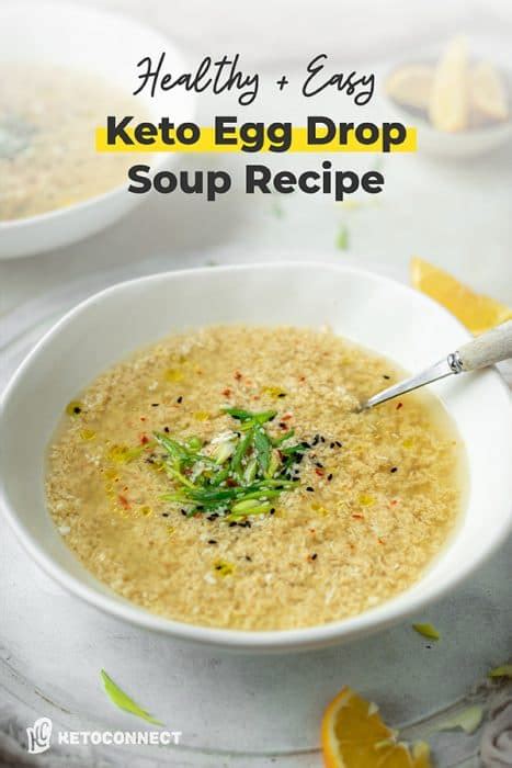1g Carb Keto Egg Drop Soup Recipe Ketoconnect