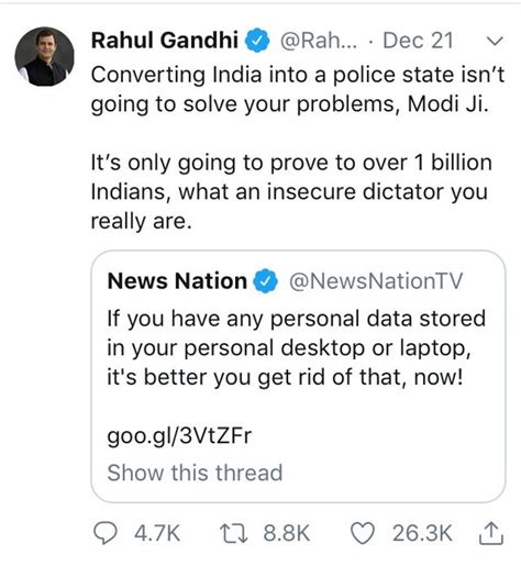 Did Rahul Gandhi Feel Shame When Someone Calls Him ‘pappu In Front Of