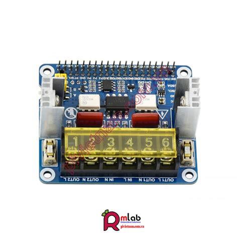 CH Triac HAT dành cho Raspberry Pi tích hợp MCU UART I C Waveshare