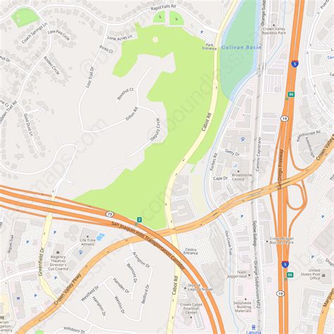 Laguna Niguel Map Crown Valley Parkway At Pacific Island Dr Laguna