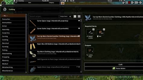 [42 0 0] [rev 25057] Crafting Ui Too Wide To See On Low Resolution