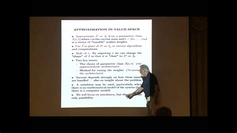 Lecture 3 Part 1 Approximate Dynamic Programming Lectures By D P Bertsekas Youtube