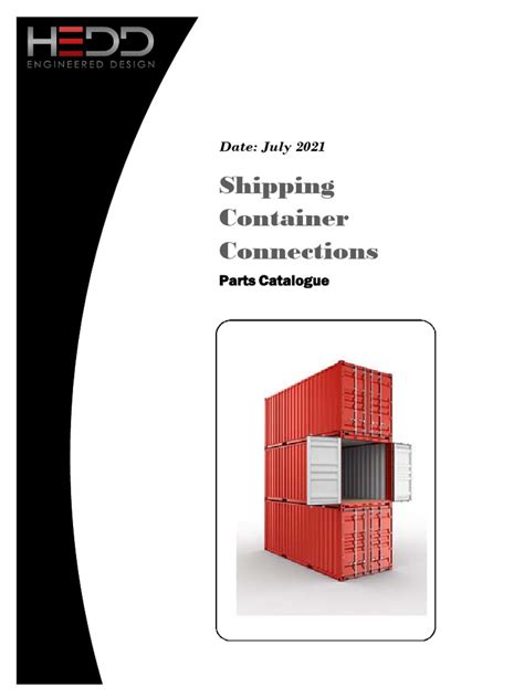Shipping Container Connections Catalogue July 2021 Pdf Trailer Vehicle Truck