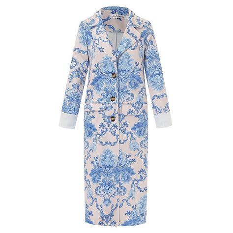 Осенняя Женская куртка с цветочным рисунком длинные пальто элегантные винтажные вечерние