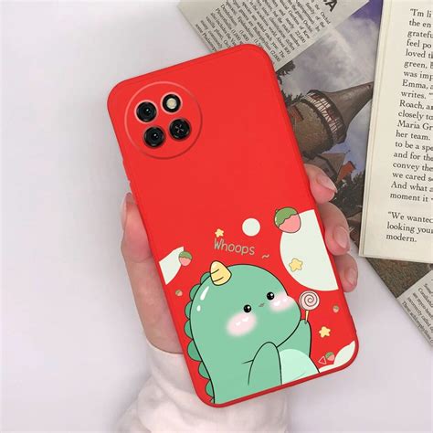 Casing For Itel S23 4G Phone Back Cover Fashion Sweet Girls Astronaut Pattern Protective Red