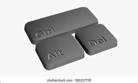 Ctrl Alt Del Task Manager Stock Illustration Shutterstock
