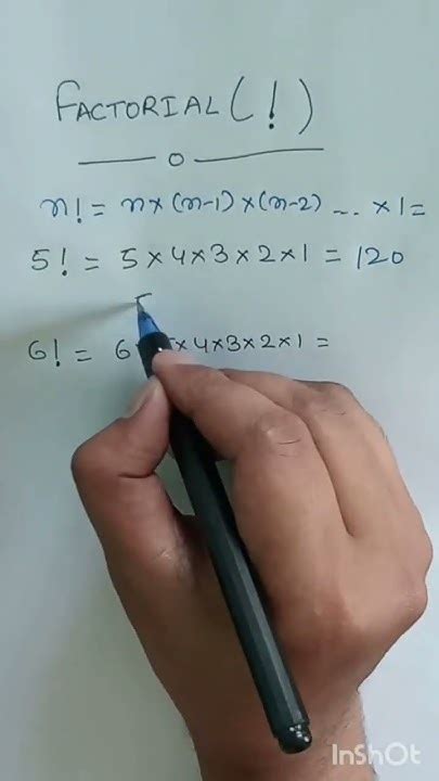 Factorial Shorts Maths Trending Youtube