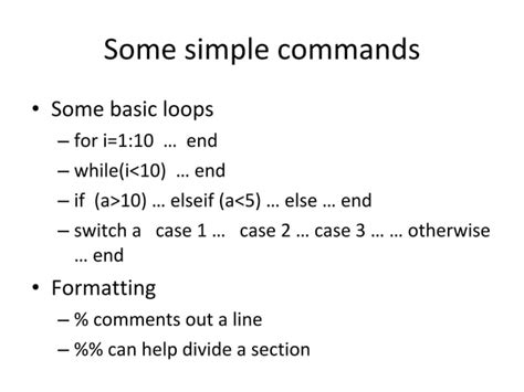 Matlab Introduction Ppt