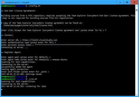 Running The Ubuntu Vsts Agent On Windows Subsystem For Linux Wslazure Devops And Visual