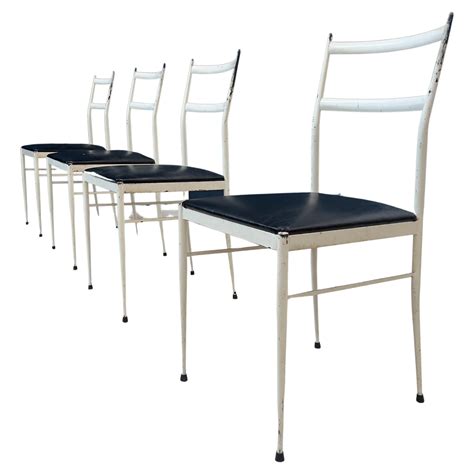 Set Of Eight Italian Neoclassic Design Moderne Chairs At 1stdibs