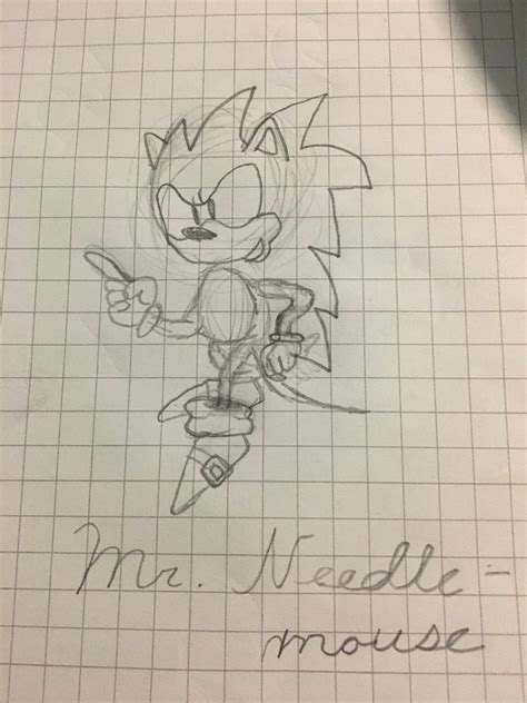 Mr Needlemouse Sonic The Hedgehog Amino