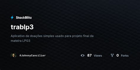 Trablp3 Stackblitz