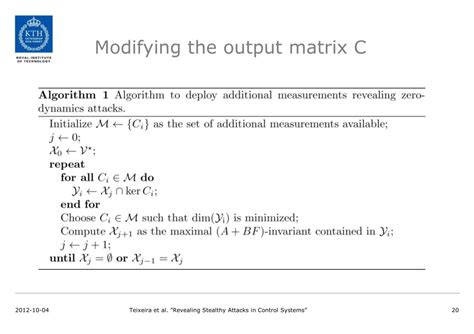 Ppt Revealing Stealthy Attacks In Control Systems Powerpoint Presentation Id 2357607