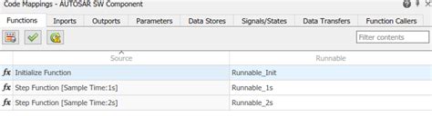 Autosarapisyncmodel Update Simulink To Autosar Mapping Of Model