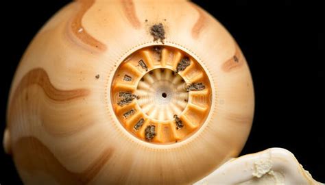 Seashell Nautilus Shell Cross Section Spiral Pattern Fibonacci Sequence
