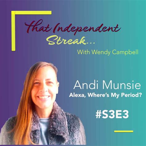 Andi Munsie On Linkedin S3e3 Andi Munsie Alexa Wheres My Period 28 Day Challenge That