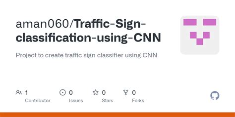 Github Aman Traffic Sign Classification Using Cnn Project To