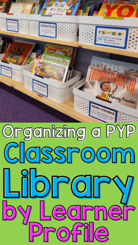 Organizing A Pyp Classroom Library By Ib Learner Profile Artofit