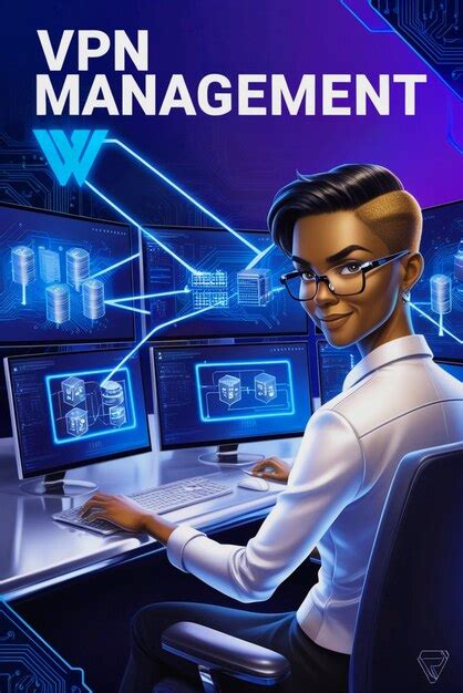 A Virtual Private Network Vpn With Its Core Architecture Visualized In A Stylized 3d Circuit