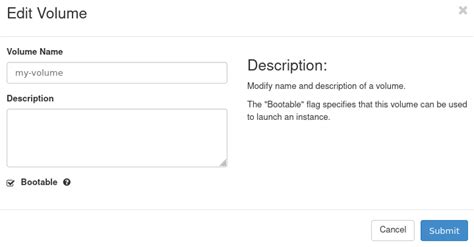 Bootable Versus Non Bootable Volumes On EO Lab EO Lab 0 0 1 Documentation