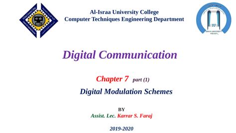 Pdf Chapter 7 Digital Modulation Schemes Amplitude Shift Keying Ask Part1