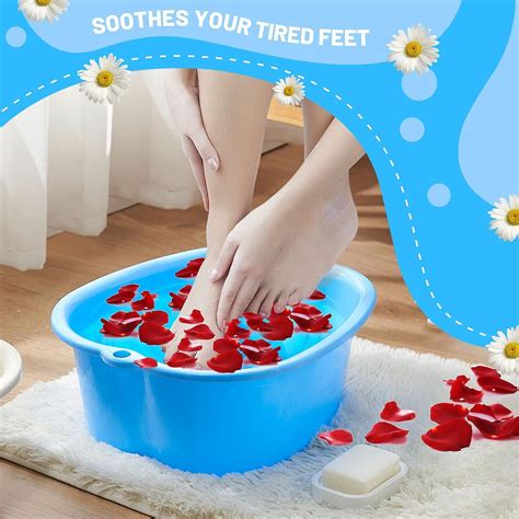 Foot Soaking Bath Basin Foot Bath Foot Massager Pedicure Foot Spa At