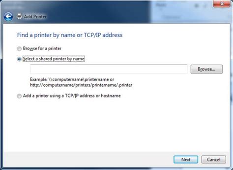 Windows 7 Samba Printer Setup Steps