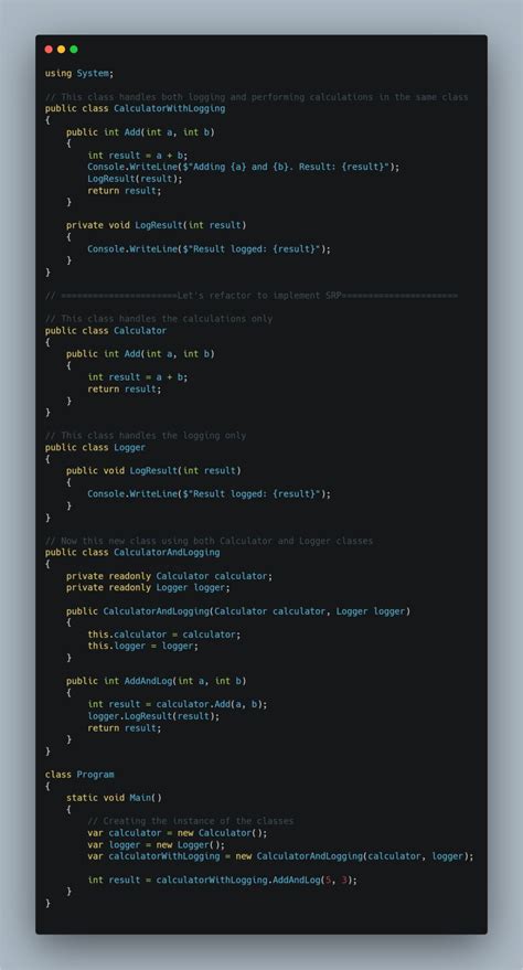 Softwareengineering Solidprinciples Cleancode Csharp