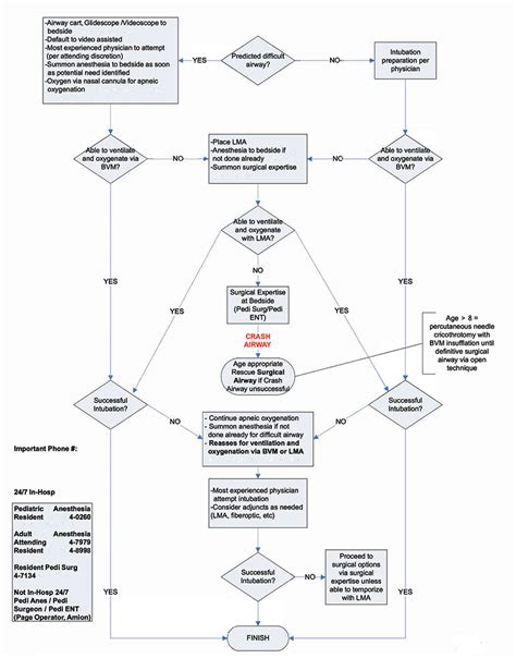 Pediatric Difficult Airway Escalation Guideline Mcgovern Medical School