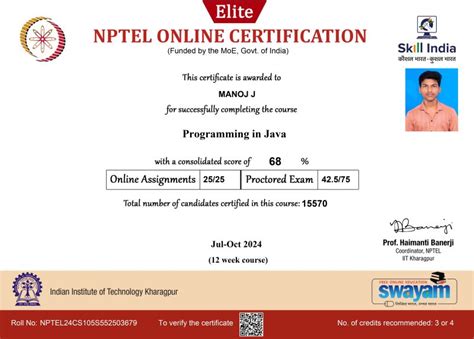 Javaprogramming Nptelcourses Continuouslearning Codingjourney Programmingskills Techgrowth