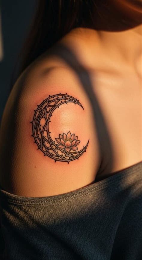 27 Stunning Crescent Moon Tattoo Ideas To Inspire Your Next Ink
