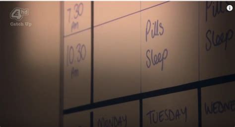 After Effy Is Released She Has A Schedule On Her Wall What All Is On It And How Could I Do My