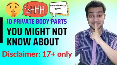 10 Private Body Parts That You Might Not Know About Learn In 3 Minutes 17 Youtube