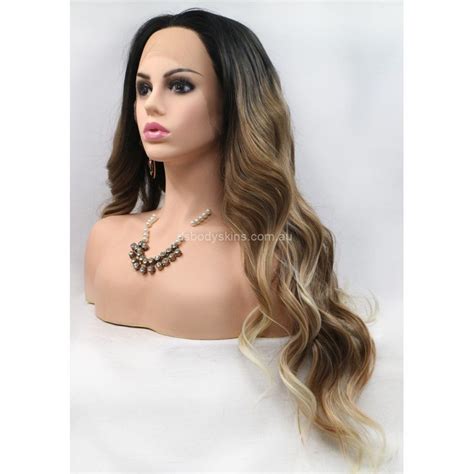 Long Wave Synthetic Wig Handmade Crossdresser Wigs Barey Ds Bodyskins Australia