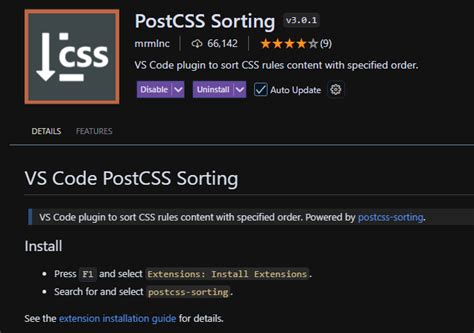 Vscode Css 속성 자동정렬 Postcss Sorting