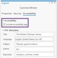 ArcGIS Pro Layouts And Accessibility