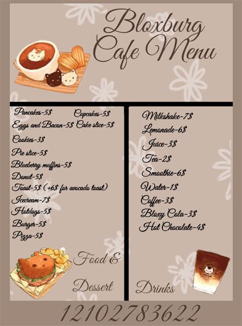 Bloxburg Menu Artofit