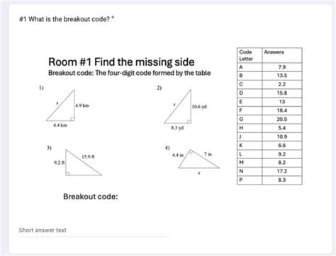 Escape Breakout Room Pythagorean Theorem Breakout Activity Digital And Print