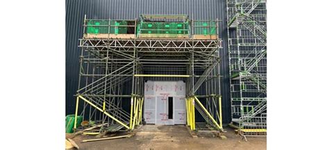 Bespoke Designed Loading Bay Sandwell Scaffold