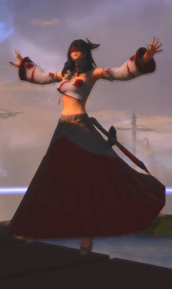 Ruby Red Flame Foxy Shaman Eorzea Collection