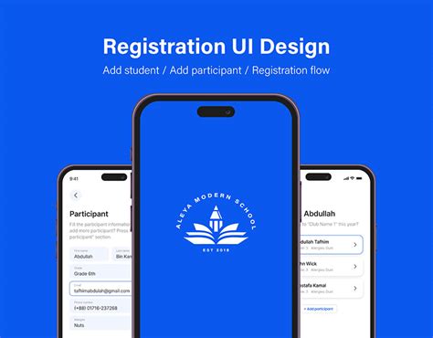 Registration UI Design On Behance Registration UI Design On Behance