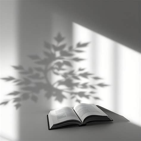 Foto De Sombras De Libros Antiguos Que Proyectan Formas Irregulares